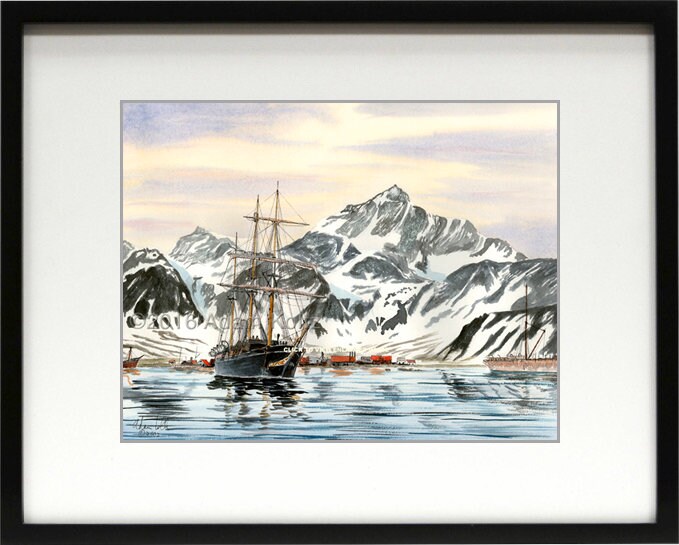 Sir Ernest Shackleton A Painted History, Imperial Antarctic Expedition ...