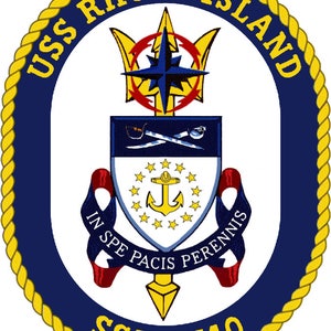 USS Rhode Island SSBN-740 Ohio-class Submarine Museum Quality Giclée ...