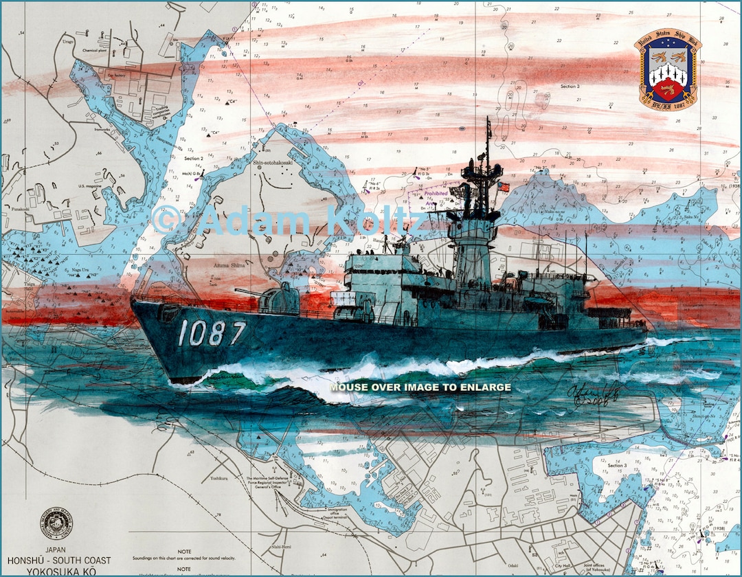 USS Kirk FF-1087 Destroyer Escort Museum Quality Giclée Print of ...