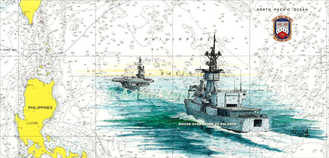 USS Kirk FF-1087 Destroyer Escort Museum Quality Giclée Print of ...