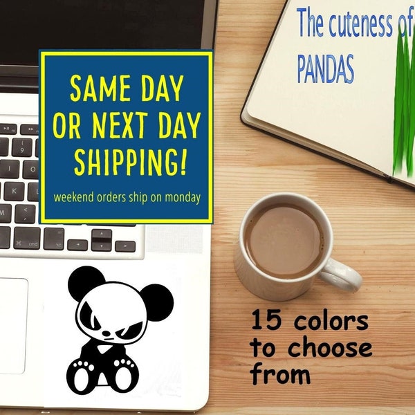 Panda Wall Decal - Etsy