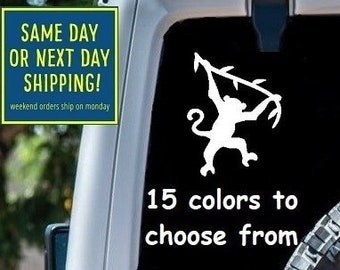 Monkey Decal - Etsy