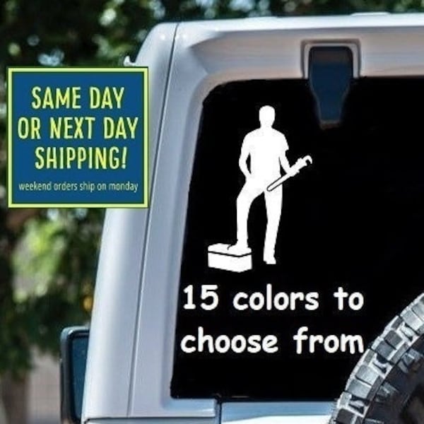 Plumber Car Decal - Etsy