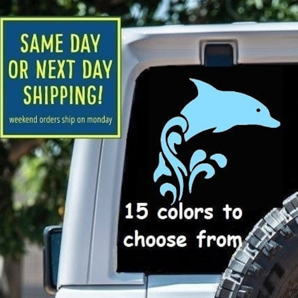 Dolphin Sticker - Etsy