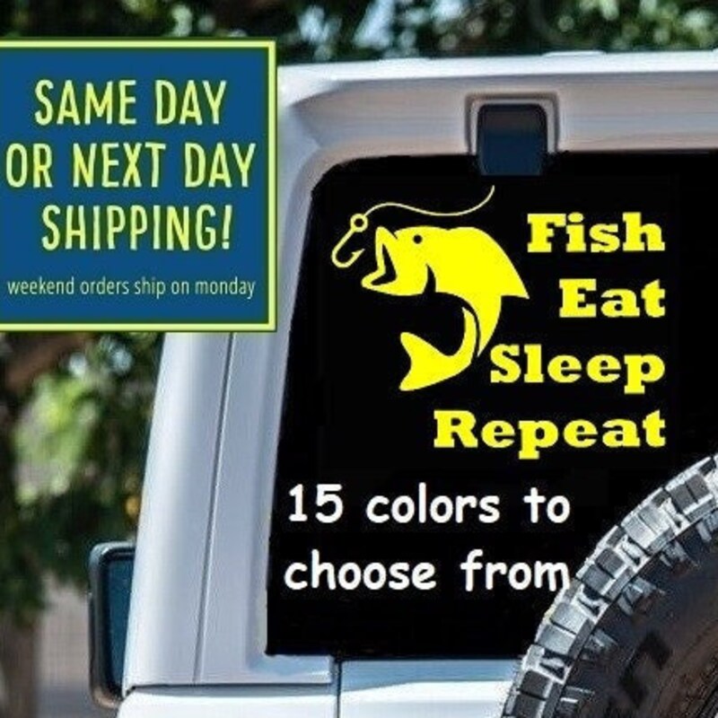 Eat Sleep Fish - Etsy