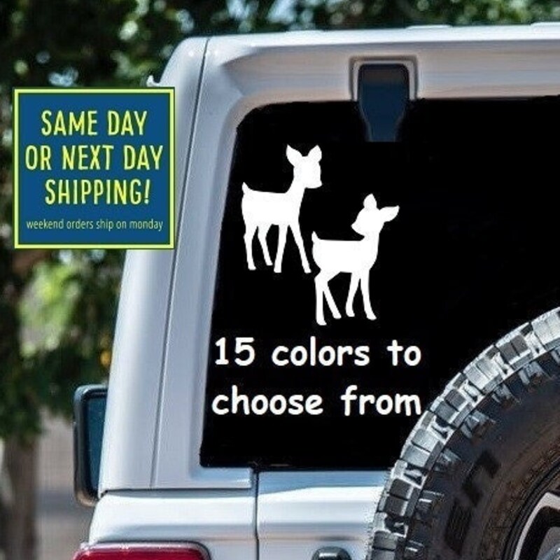 Fawn Wall Decal - Etsy