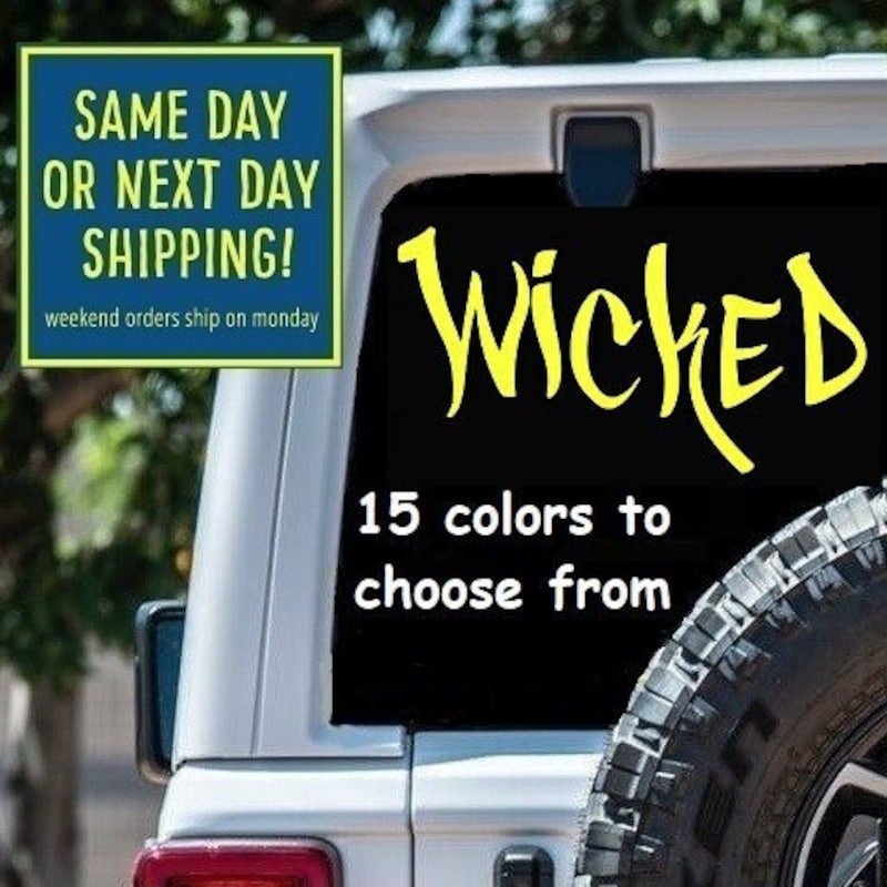 Wicked Stickers - Etsy