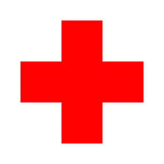 Medical Red Cross Window sticker Medical Red Cross Laptop | Etsy