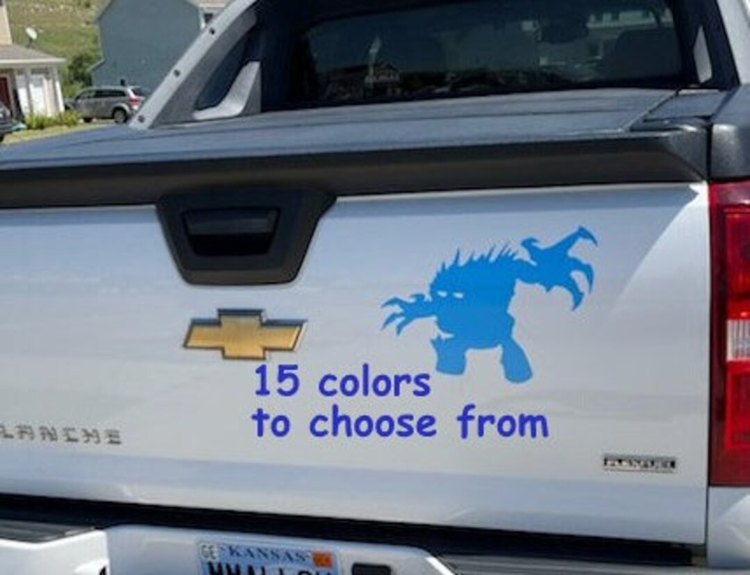 SNOW MONSTER STICKER Decal Car Window MacBook iPad Laptop Water Bottle ...