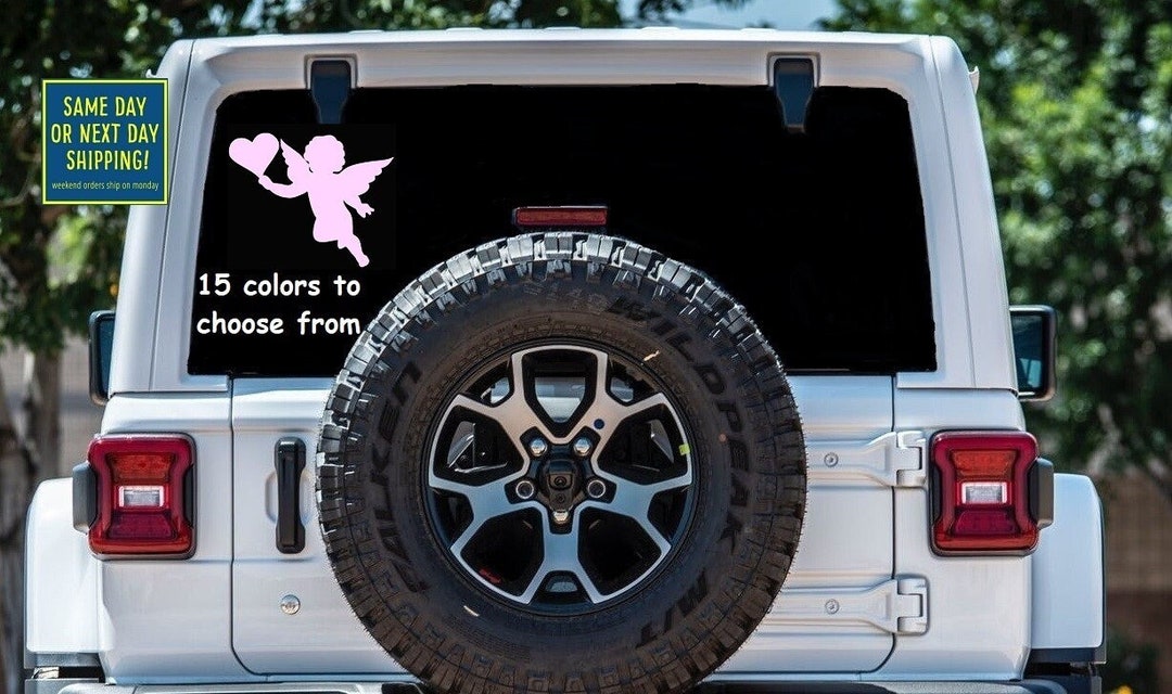 CUPID Heartsticker Decal Car Window MacBook iPad Laptop Water Bottle ...