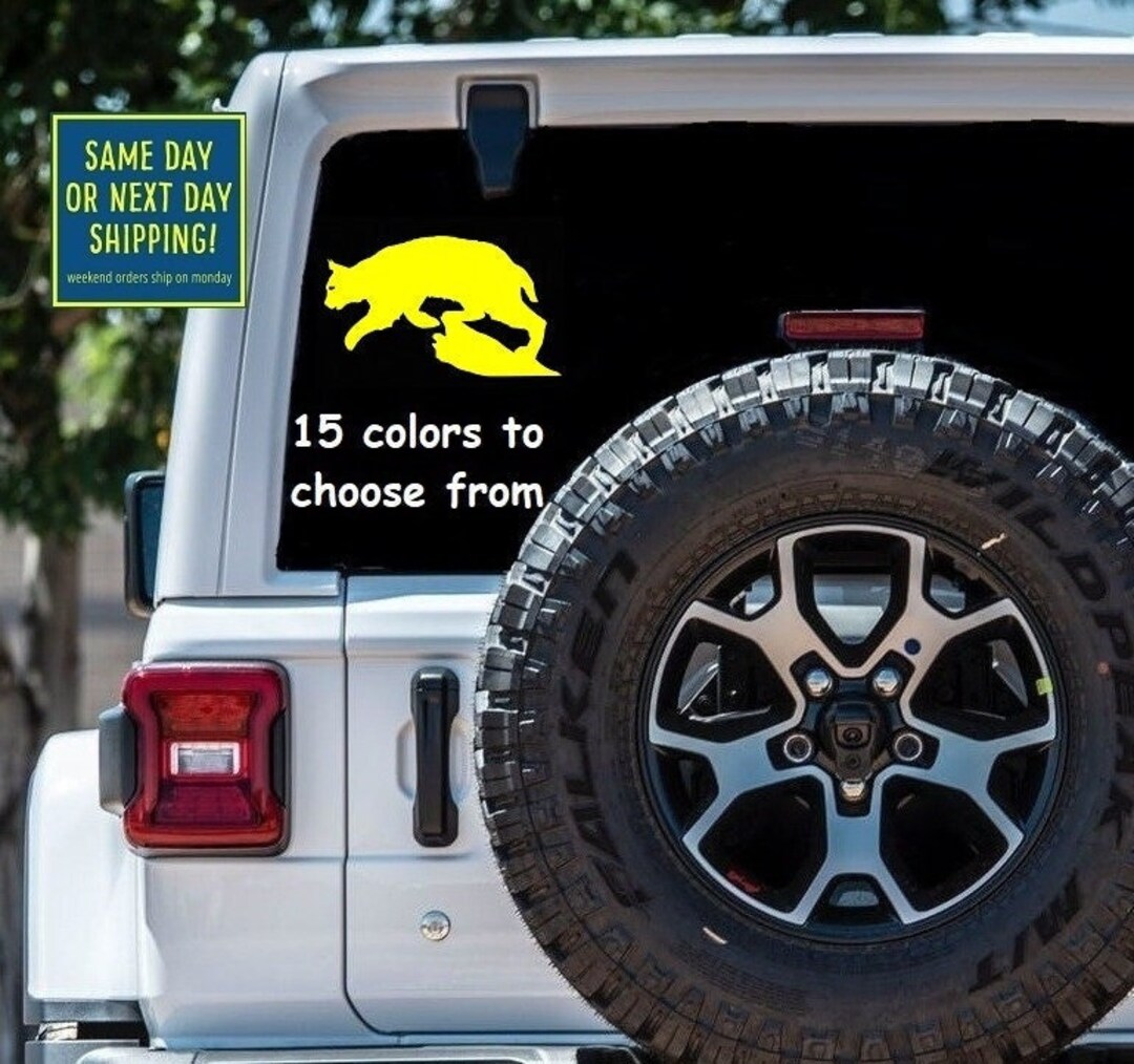 BOBCAT STICKER DECAL Car Window Laptop MacBook Tablet iPad Water Bottle ...