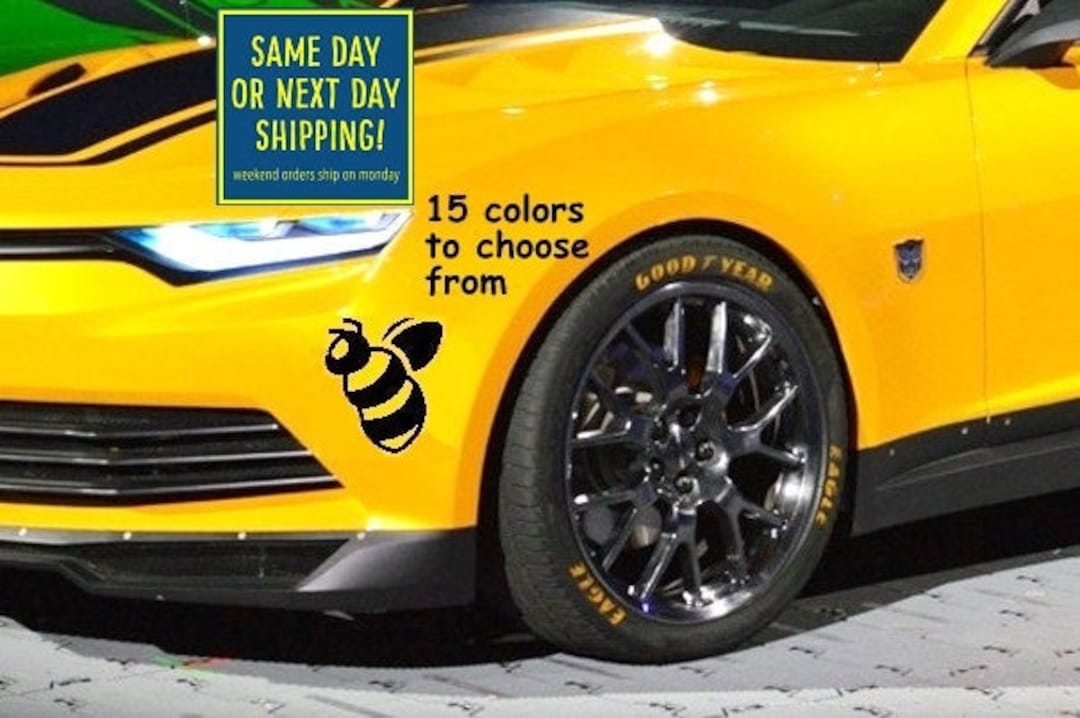 BUMBLEBEE STICKER DECAL Car Window Laptop MacBook Tablet iPad Water ...