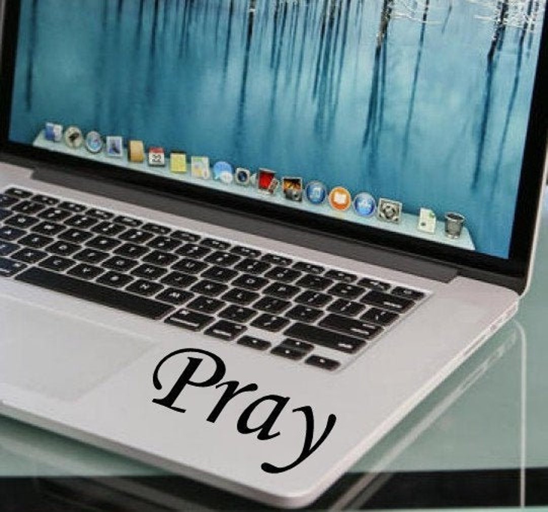 PRAY STICKER Decal Car Window MacBook Laptop Tablet iPad Water Bottle ...