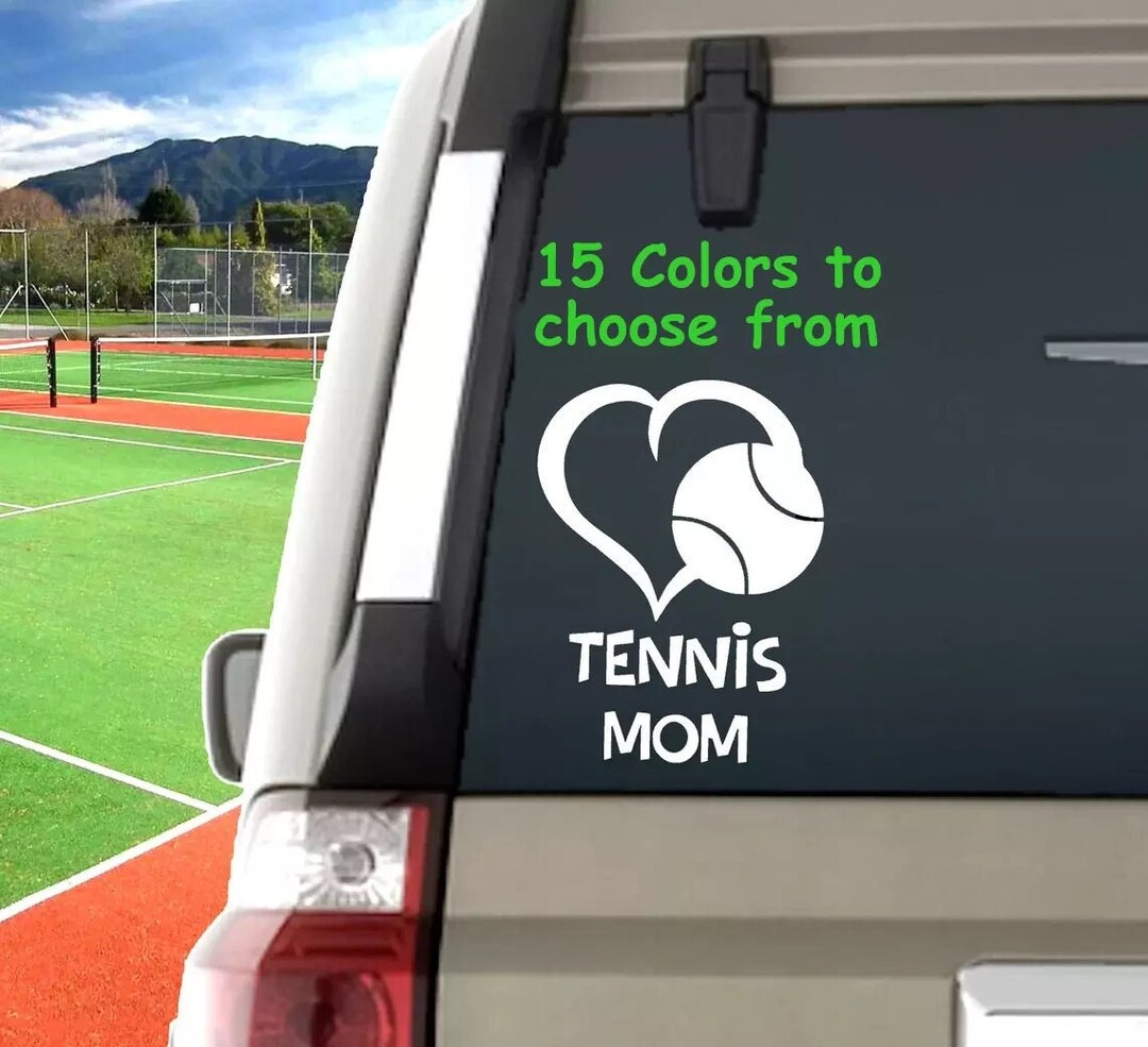 Boys Girls TENNIS MOM Car Window DECAL Sticker Boys Girls - Etsy