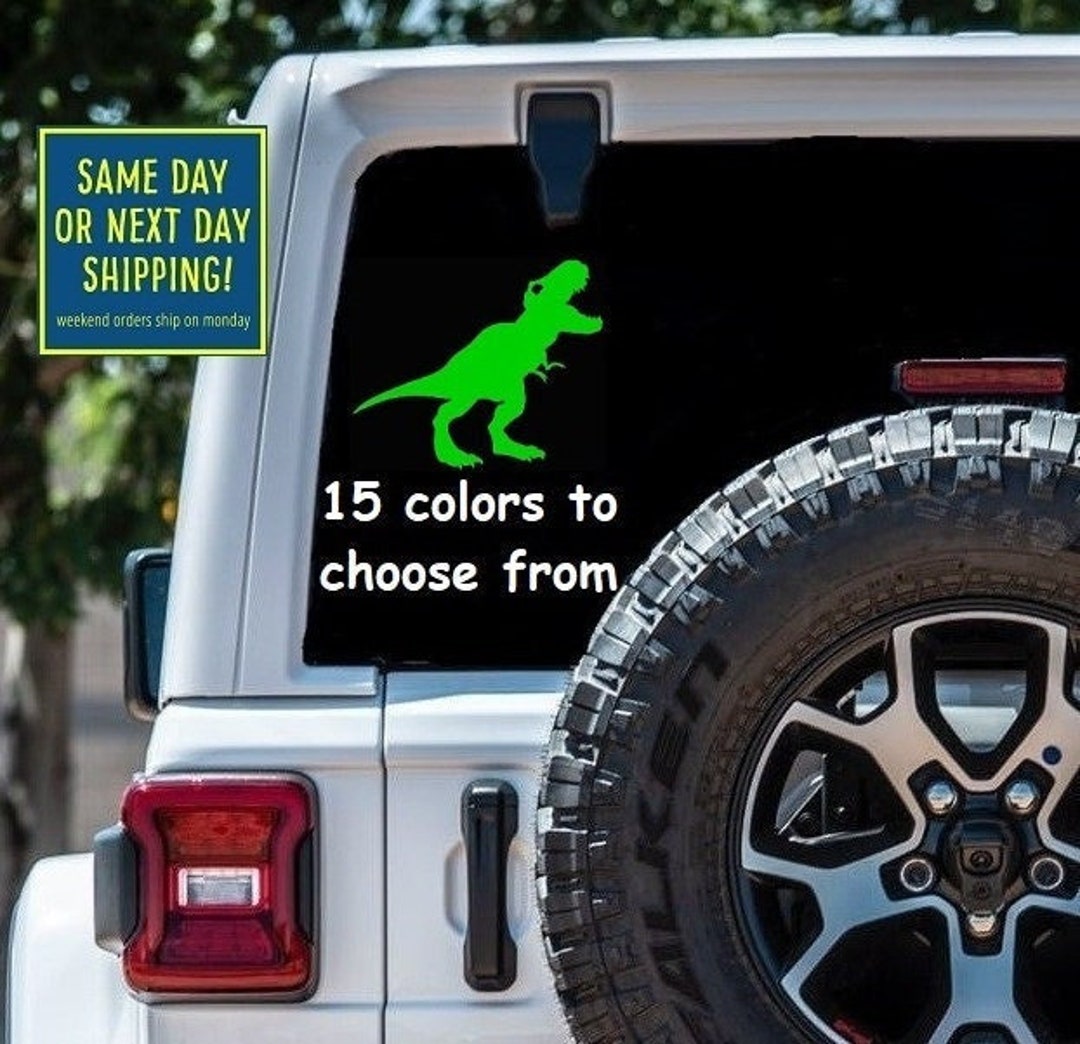 T REX Tyrannosaurus Rex Sticker Decal Car Window MacBook iPad Laptop ...