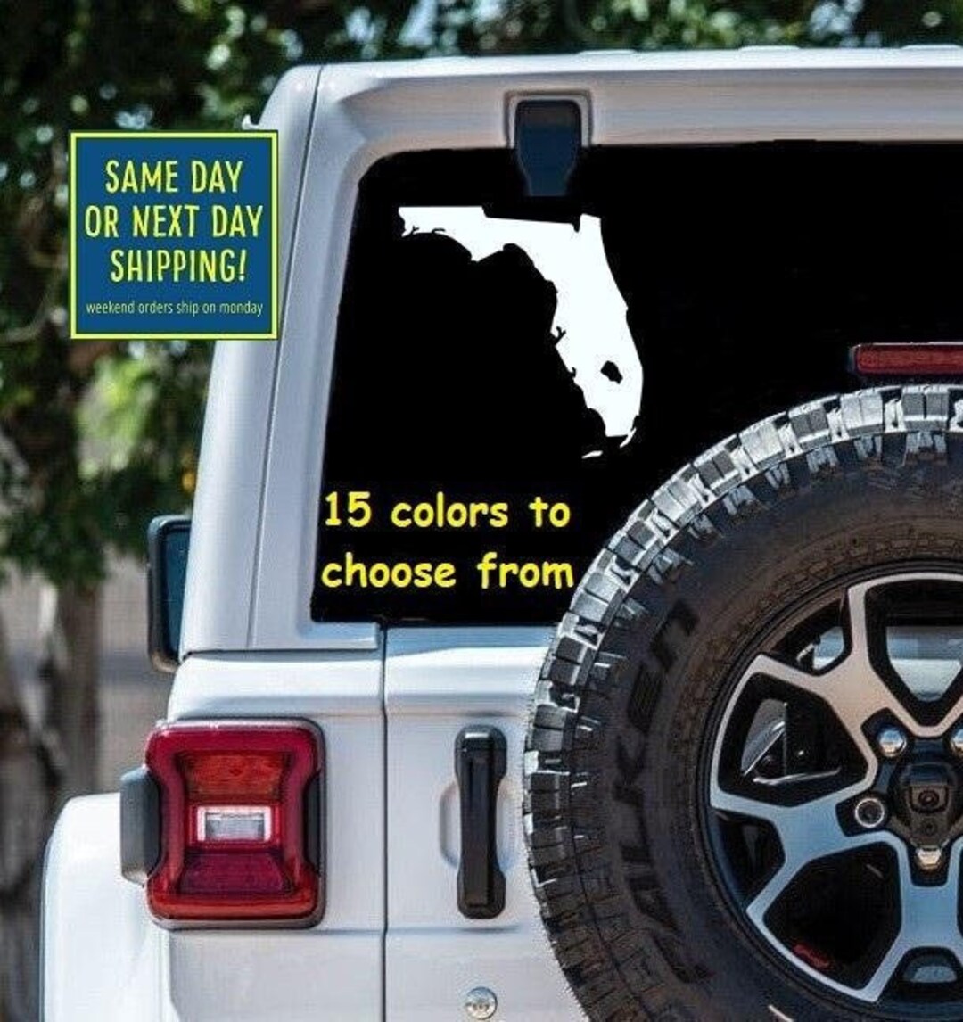 State of FLORIDA STICKER DECAL Car Window MacBook Laptop Tablet iPad ...