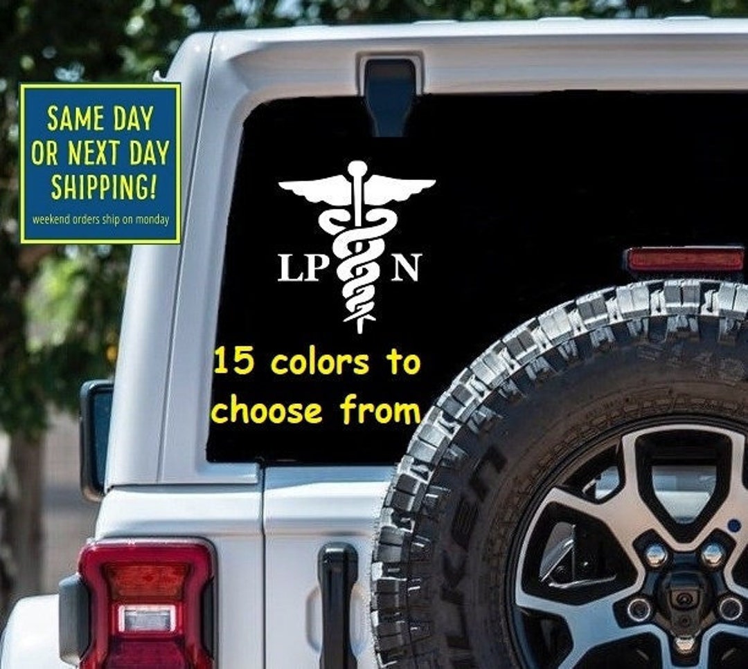 LPN Decal Sticker LPN Car Window Sticker Decal LPN Laptop - Etsy