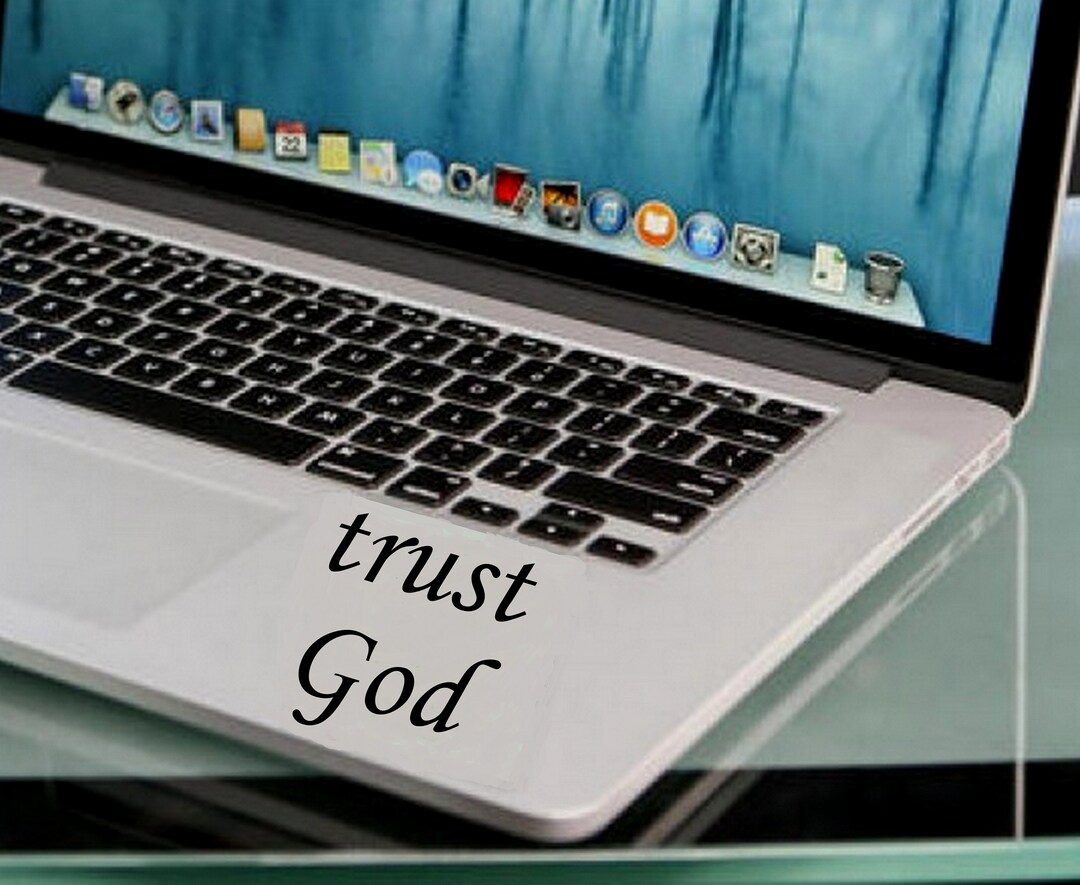 TRUST GOD CHRISTIAN Sticker Decal Car Window MacBook Laptop Tablet iPad ...