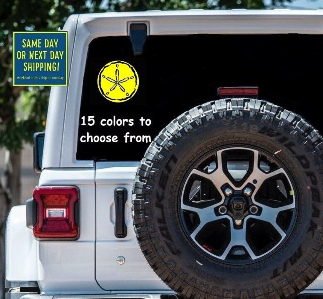 SAND DOLLAR STICKER Decal Car Window MacBook Laptop Tablet iPad Water ...