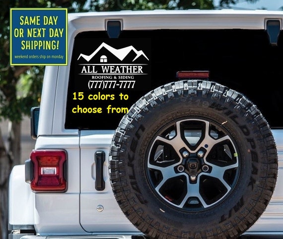 ROOFING SIDING STICKER Decal Custom Personalized Roofing | Etsy