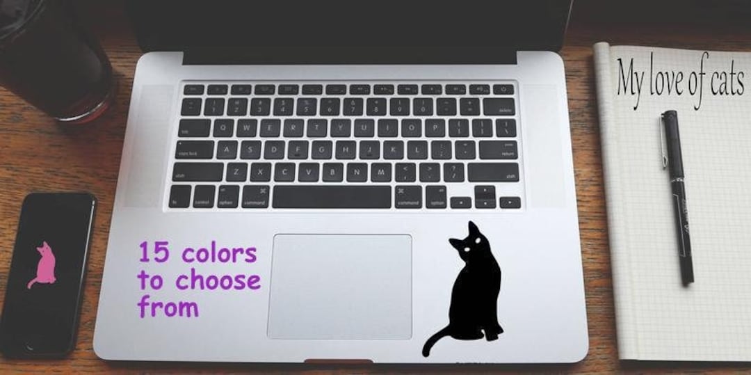 CURIOUS CAT STICKER Decal Car Window Laptop Tablet MacBook iPad Water ...