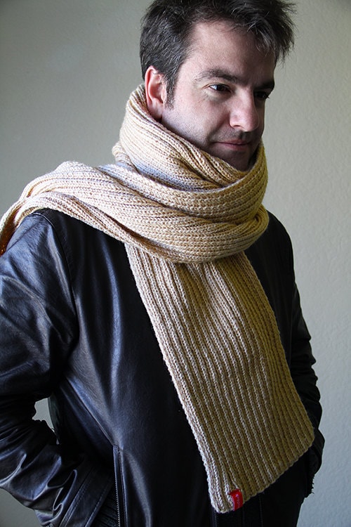Extra Long Men’s Scarf. Made to Order. Hand Knitted Winter Scarf. - Etsy