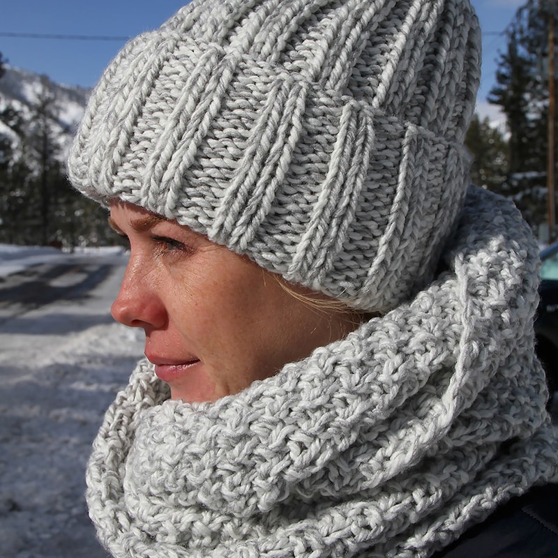 Winter Hat and Scarf Set - Etsy