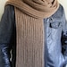 Extra Long Men’s Scarf. Made to Order. Hand Knitted Winter Scarf ...