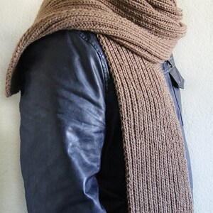 Extra Long Men’s Scarf. Made to Order. Hand Knitted Winter Scarf ...