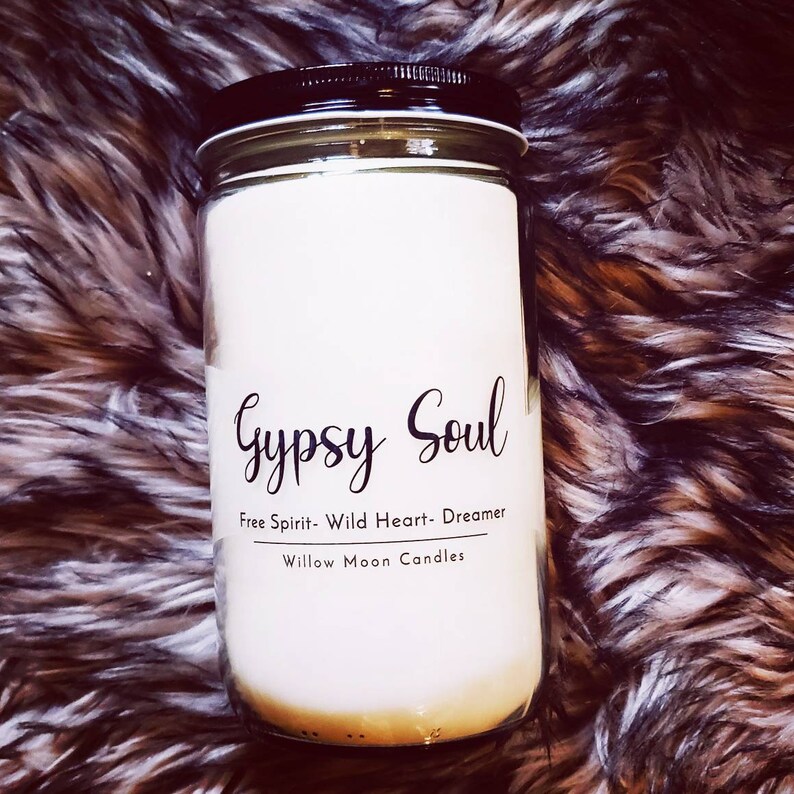 Gypsy Soul soy candle handmade candle gift for gyspy | Etsy