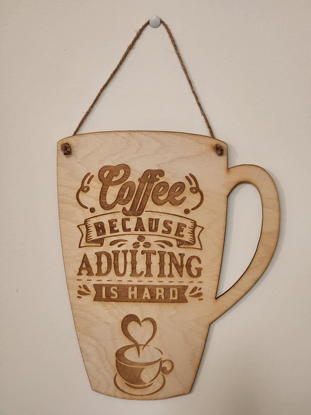 Handmade Coffee Wall Signs, Kitchen Sign - Etsy