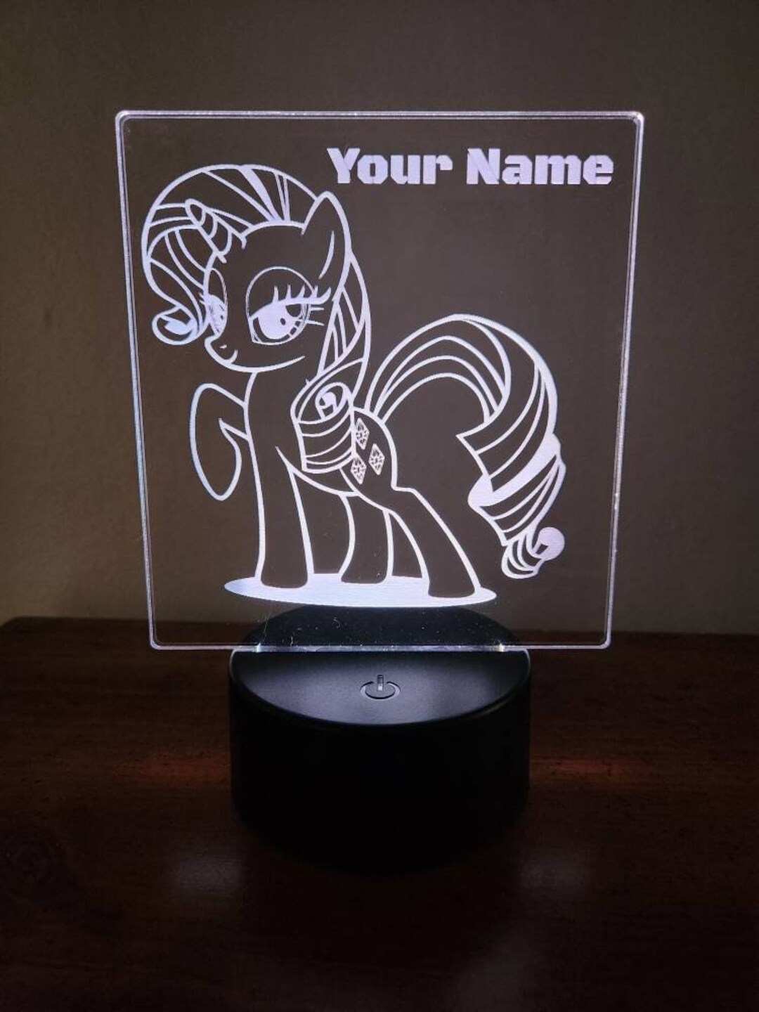 Personalized Pony LED Lamp/night Light - Etsy