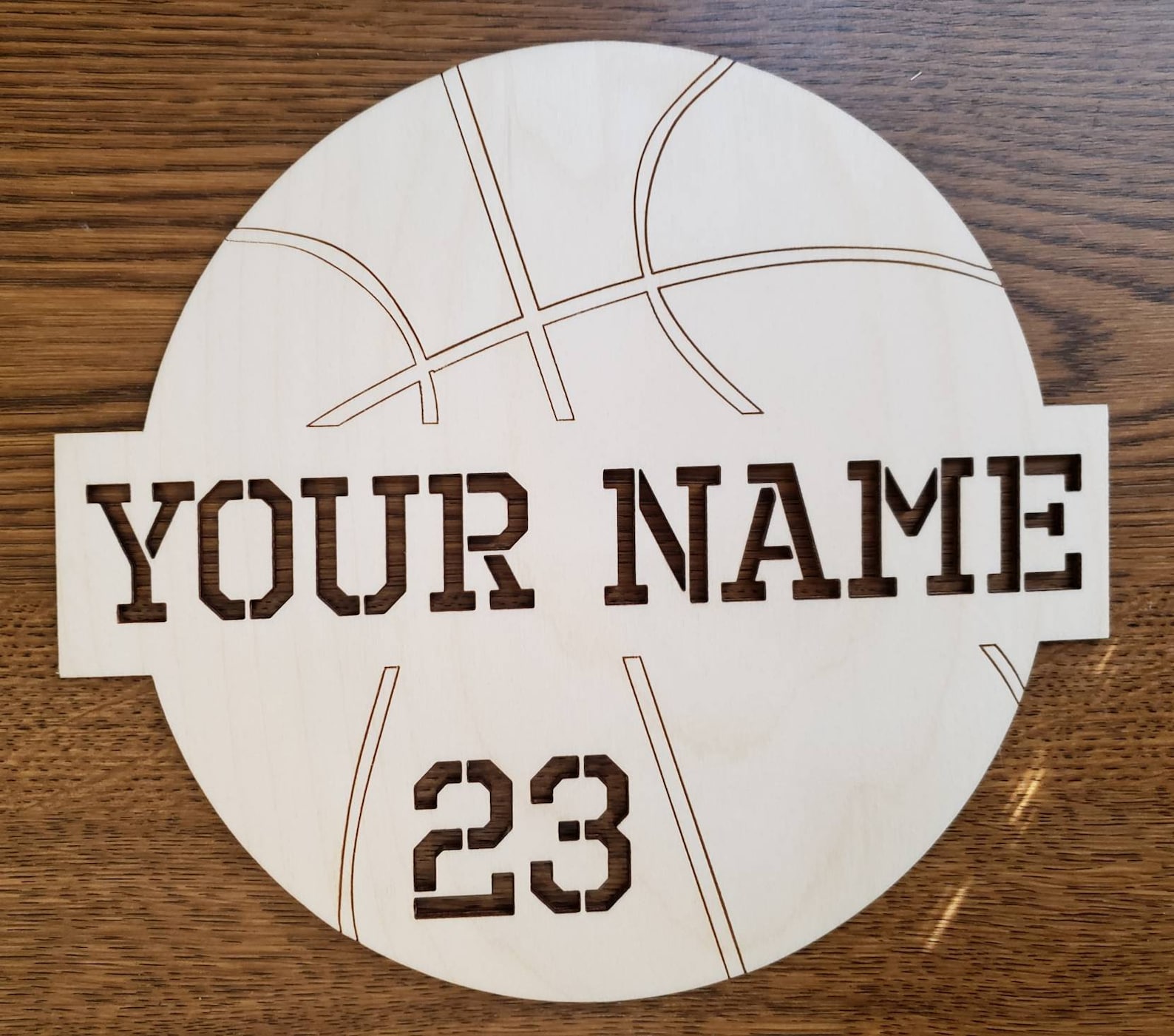 Personalized Wood Basketball Wall Sign Bedroom Door Sign - Etsy