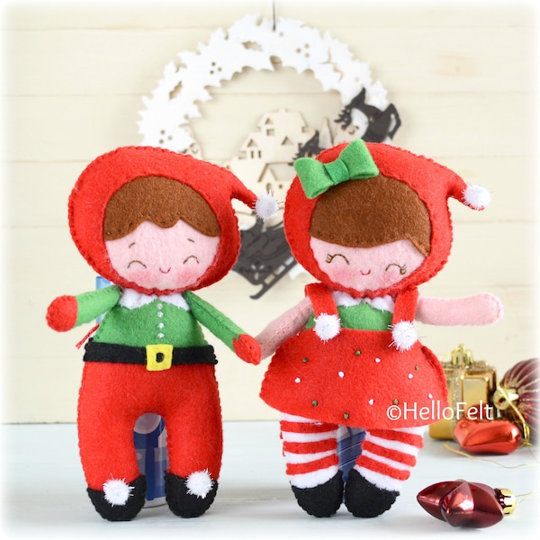 Felt Elf - Etsy