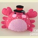 PDF PATTERN: Set of 3 Felt Sea Animals Whale Crab Turtle. - Etsy