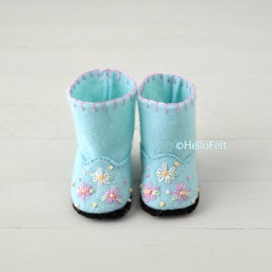PDF Pattern: Felt Boots for 16" Animators Dolls, Tutorial and Pattern ...