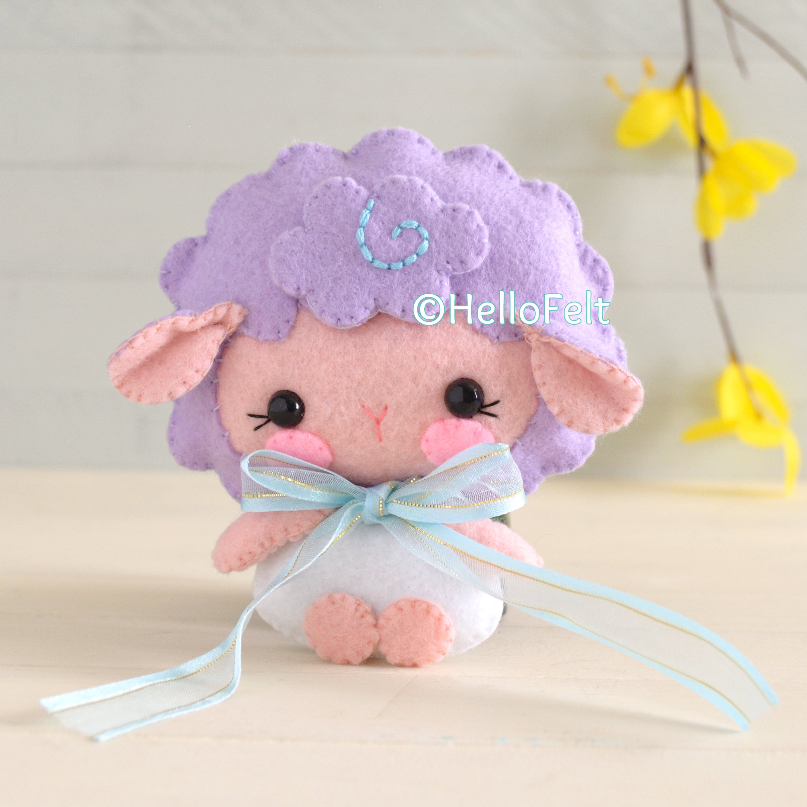 PDF PATTERN: Mini the Lamb. Felt Sheep Pattern. - Etsy