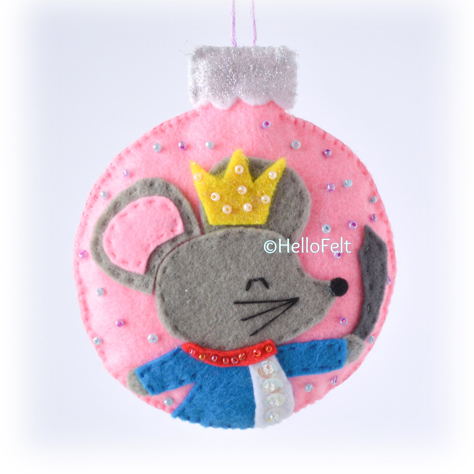 PDF PATTERN: the Nutcracker. Felt Christmas Ornaments Pattern. - Etsy