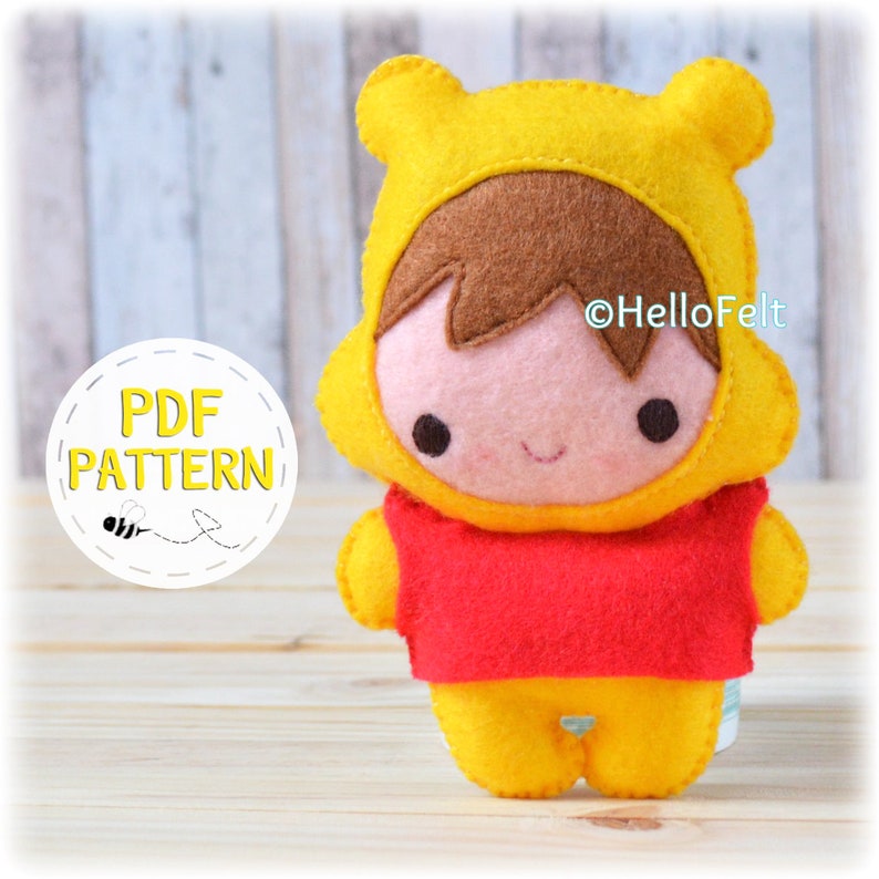 PDF PATTERN: Baby Pooh and Friends Winnie the Pooh Pattern | Etsy