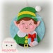 PDF & SVG PATTERN: Felt Christmas Elf Bauble. Felt Christmas Ornaments ...