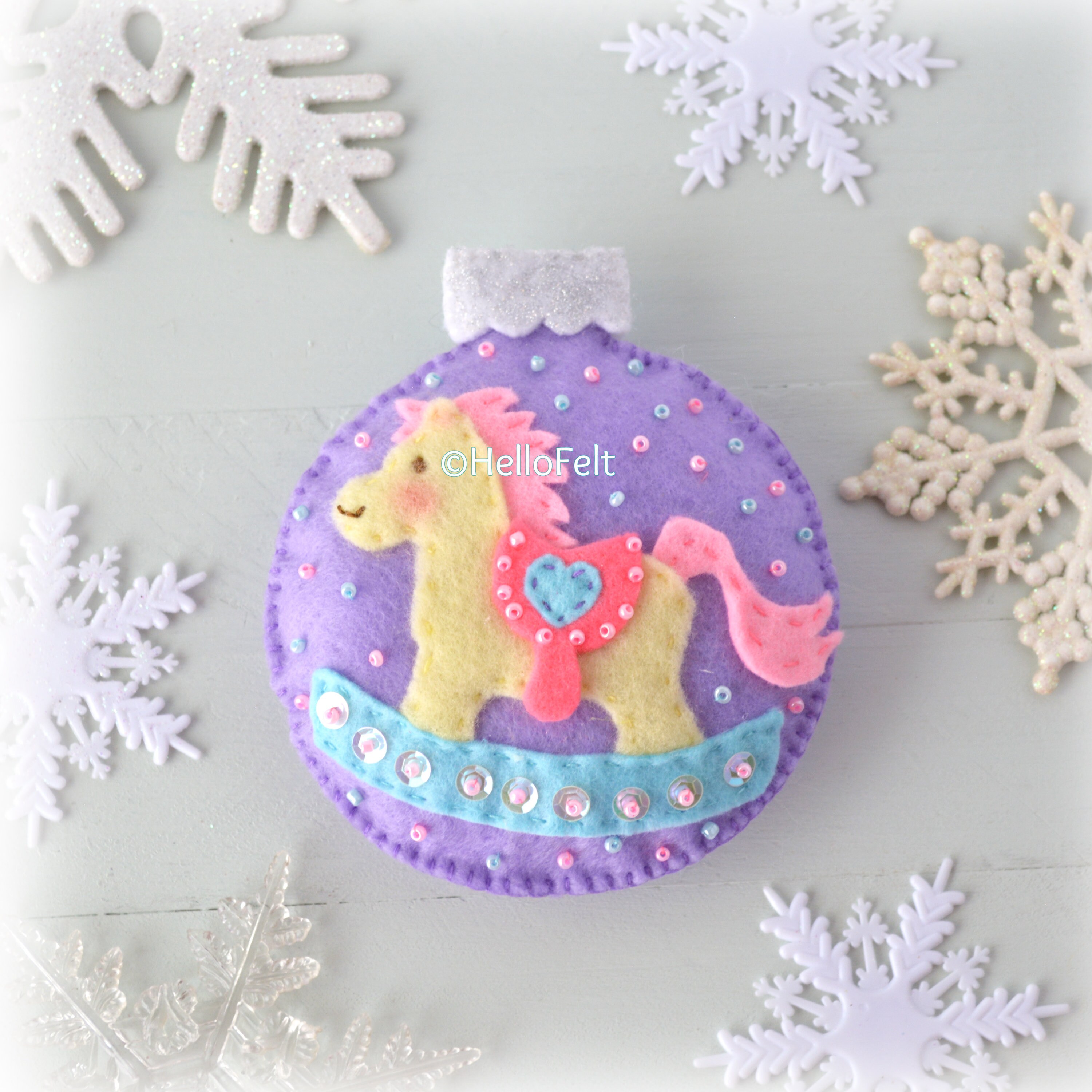 PDF PATTERN: the Nutcracker. Felt Christmas Ornaments Pattern. | Etsy