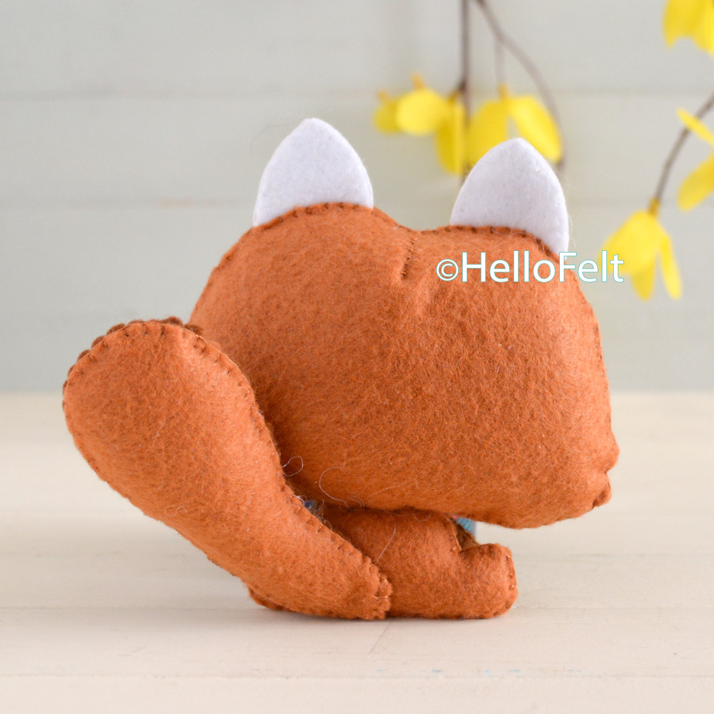 PDF PATTERN: Red Panda. Felt Red Panda Pattern. Felt Cute - Etsy Canada