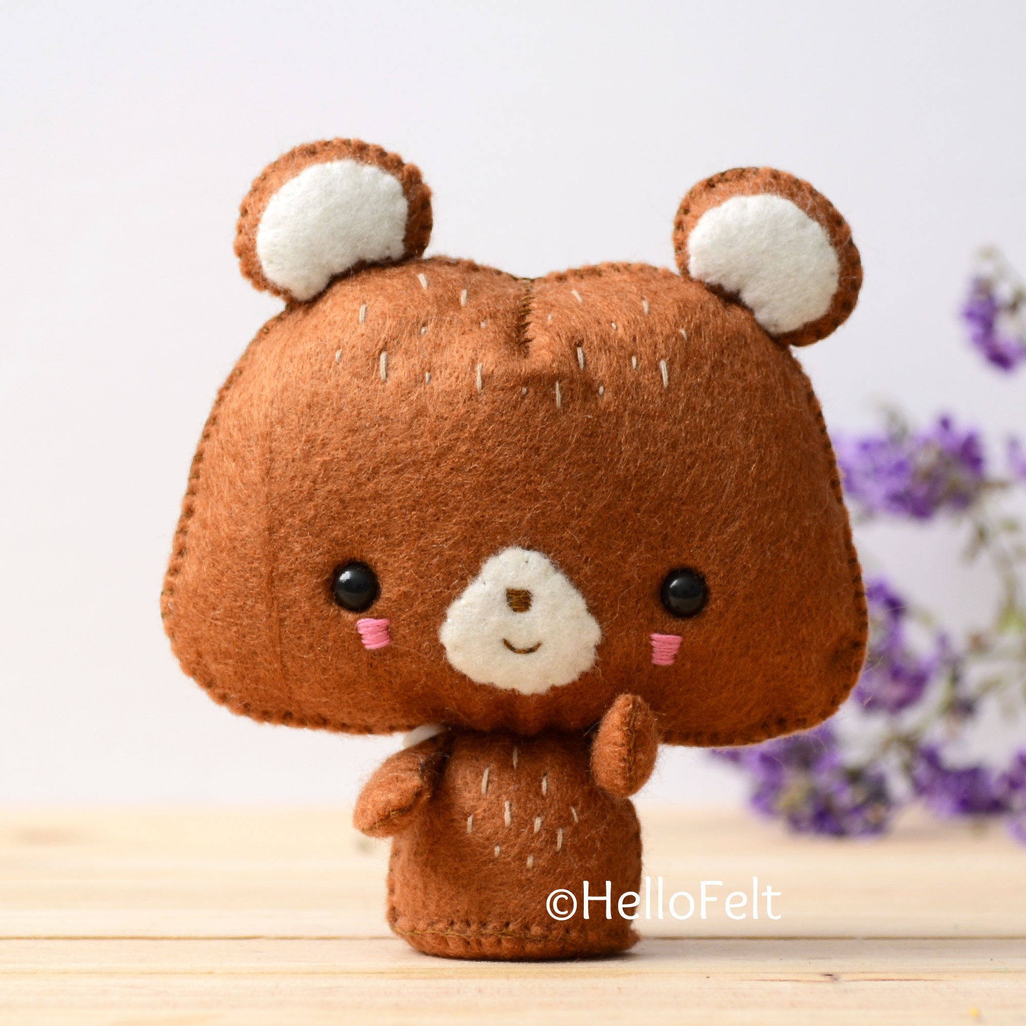 PDF PATTERN: Set of 3 Woodland Animals Bear Squirrel - Etsy