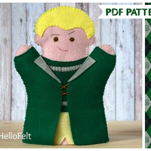 PDF PATTERN: Wizard Hand Puppet, PDF Pattern Felt Hand Puppet. - Etsy