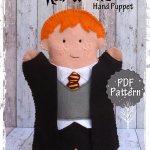 PDF PATTERN: Felt Wizard Hand Puppet, Instant Download, Felt Hand ...