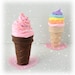 PDF Pattern: Felt Soft Serve Ice Cream, Tutorial and Pattern. Felt Ice ...