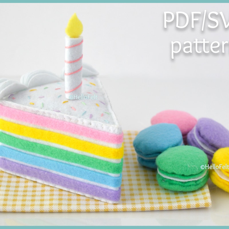 Felt Cake - Etsy