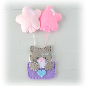 PDF PATTERN: Cute Balloons (set of 3) Tutorial and Pattern. Baby Mobile ...