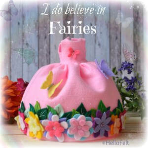 PDF PATTERN: Spring Fairy Doll Sewing Pattern, Felt Doll Sewing Pattern ...