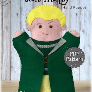 PDF PATTERN: Wizard Hand Puppet, PDF Pattern Felt Hand Puppet. - Etsy